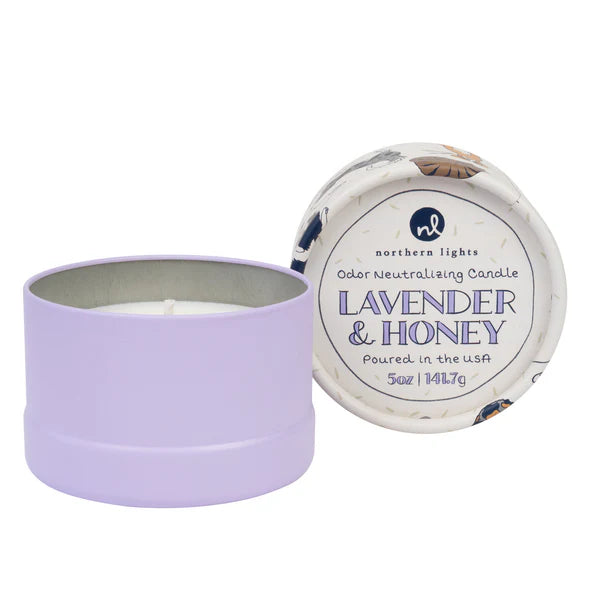 Odor Neutralizing Candle | Lavender + Honey — Compass Rose